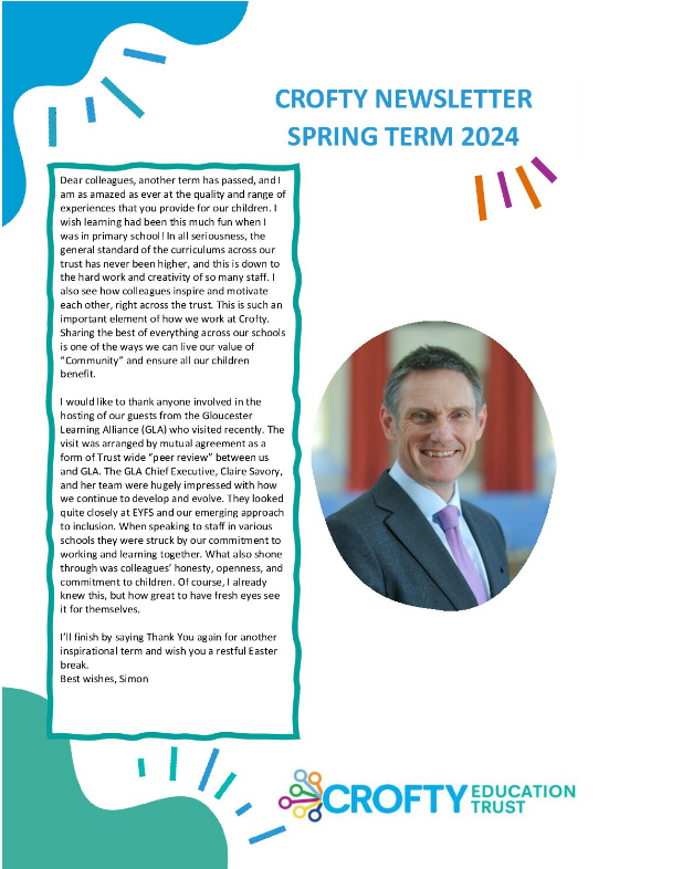 Crofty Newsletter March 2024 - Crofty Education Trust